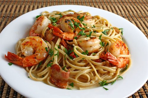 Shrimp Carbonara - Closet Cooking
