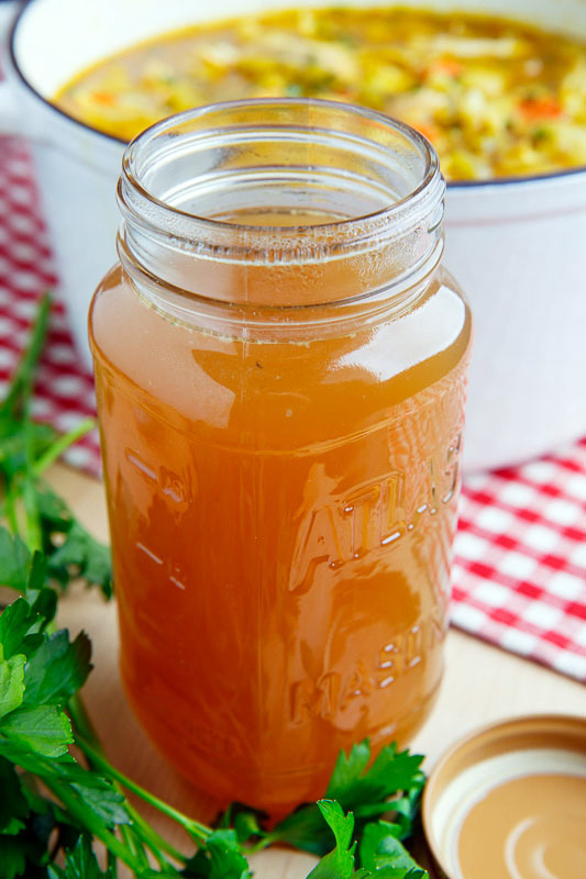 Easy Homemade Chicken Broth Closet Cooking